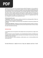Bain Case Workshop Guidance | PDF | Business | Business Economics
