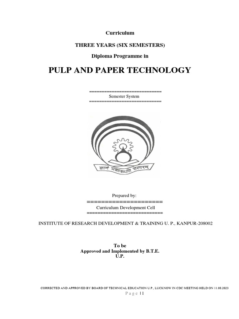 364-Pulp and Paper Technology | PDF | Paper | Pulp (Paper)
