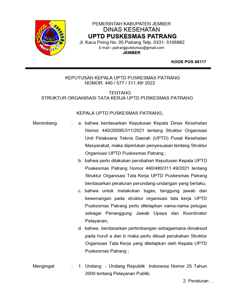 SK Sotk Patrang 2022 | PDF