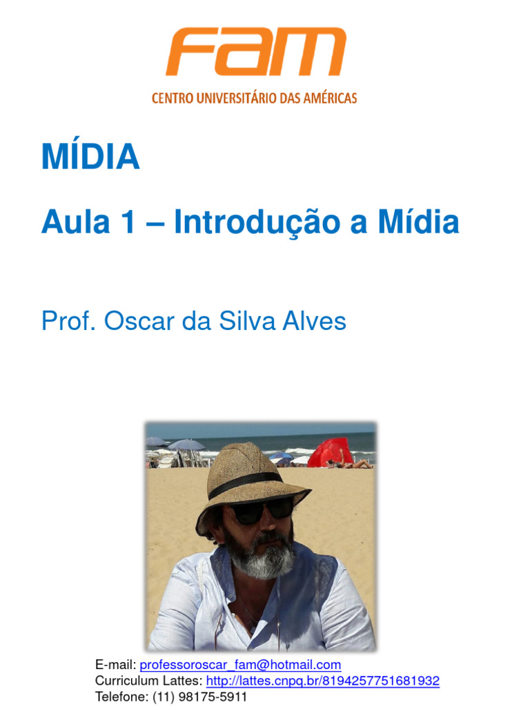 AULA 1 - MÍDIA - INTRODUÇÃO - Boas Vindas | PDF | Marca | Publicidade