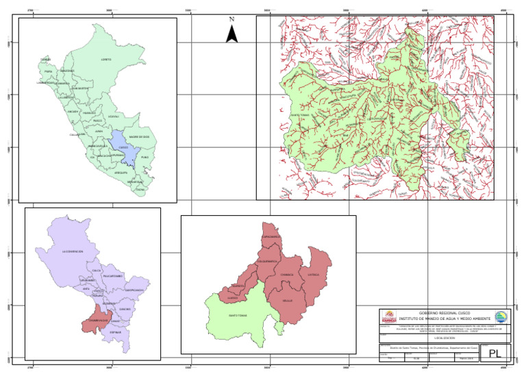 Mapa del Distrito de Santo Tomás | PDF