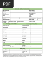 PNB Customer Update Form | PDF | Information | Banks
