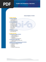Tarifario_de_Productos_y_Servicios_(18.03.25)v2 | PDF | Bancos | Dólar de los Estados Unidos