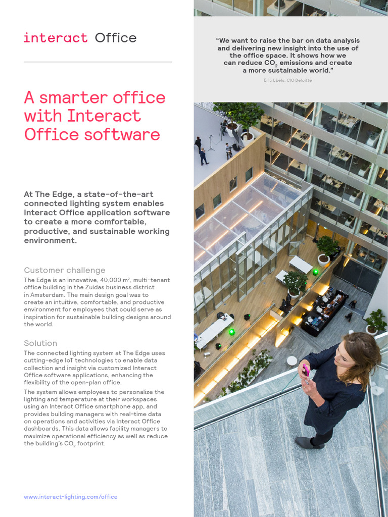 Case Study The Edge | PDF | Lighting | Internet Of Things