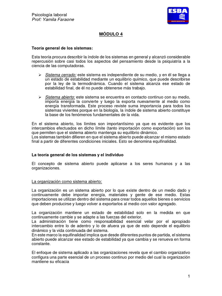 Módulo 4 | PDF | Cultura organizacional | Sistema