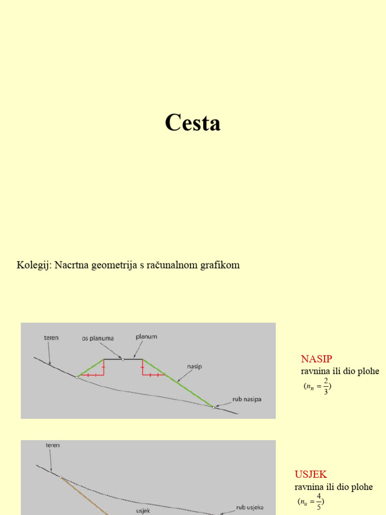 Cesta | PDF