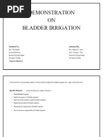Procedure Checklist Chapter 27: Continuous Bladder Irrigation | PDF ...