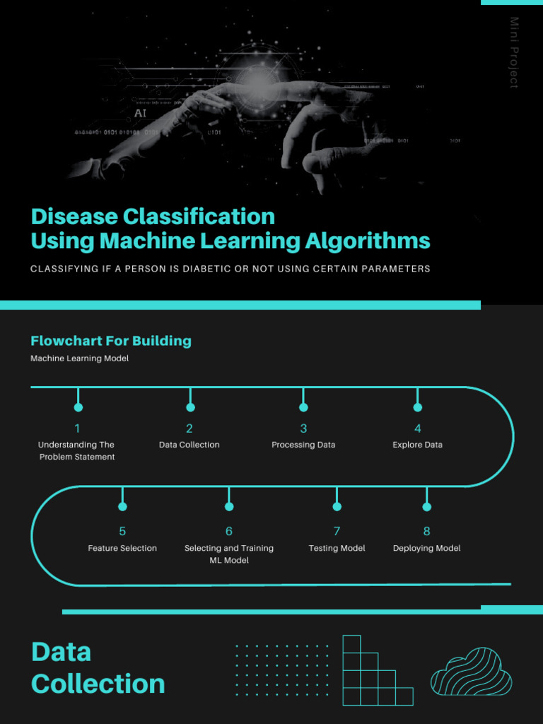 Timeline Visual Charts Presentation in Aquamarine Black White Simple ...