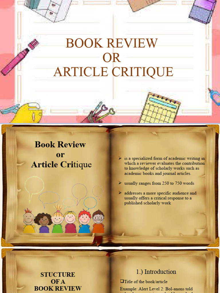 Writing Effective Book Critiques | PDF | Argument | Theory