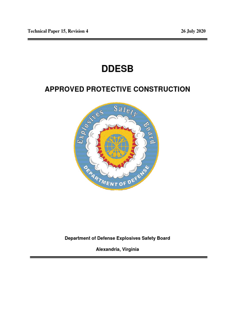 DoD Explosives Safety Guidelines | PDF | Ammunition | United States ...