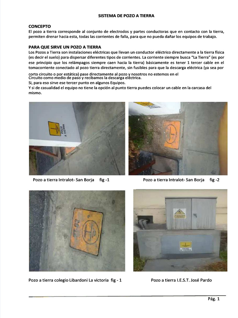 PDF Pozo A Tierra - Compress | PDF | Tubería (transporte de fluidos ...
