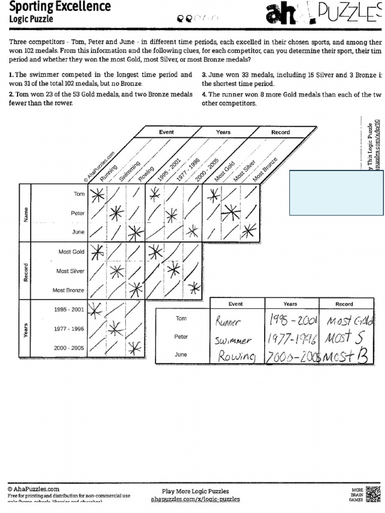 Logic Puzzle College Prep | PDF