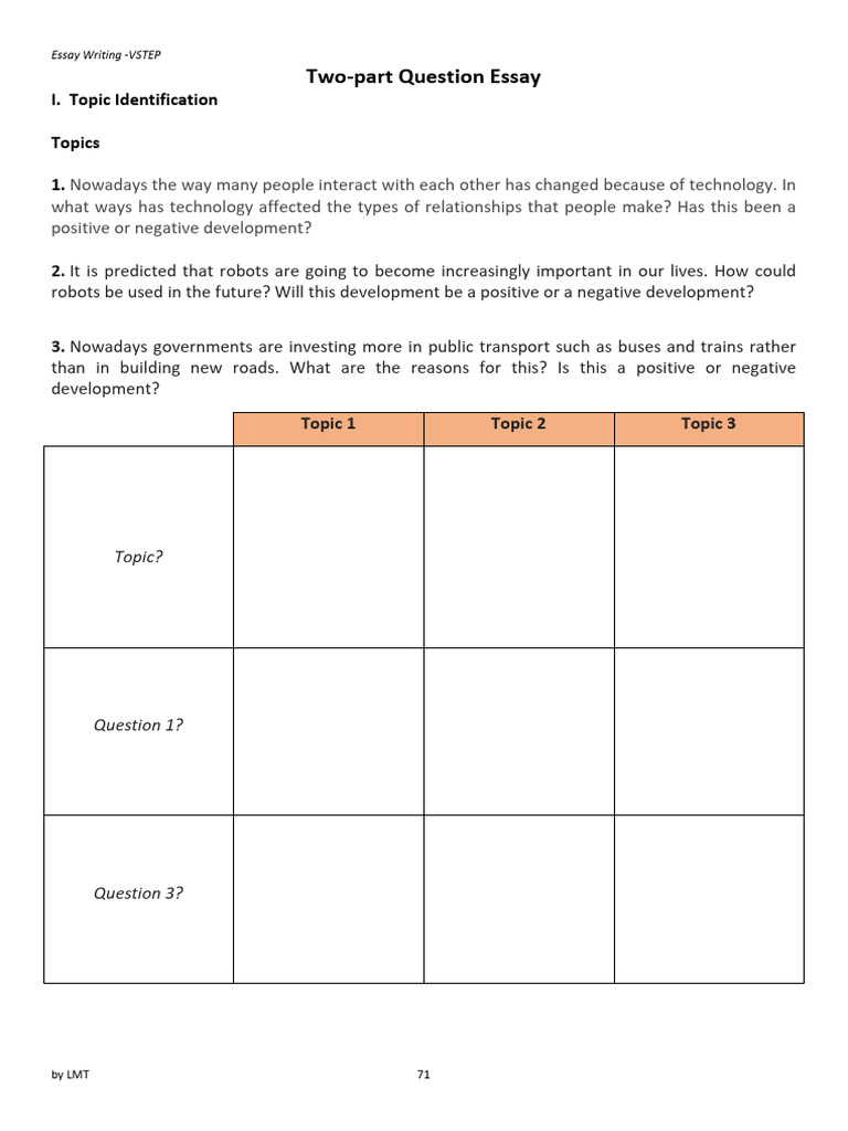Essay Writing Guide for VSTEP | PDF | Robot | Robotics