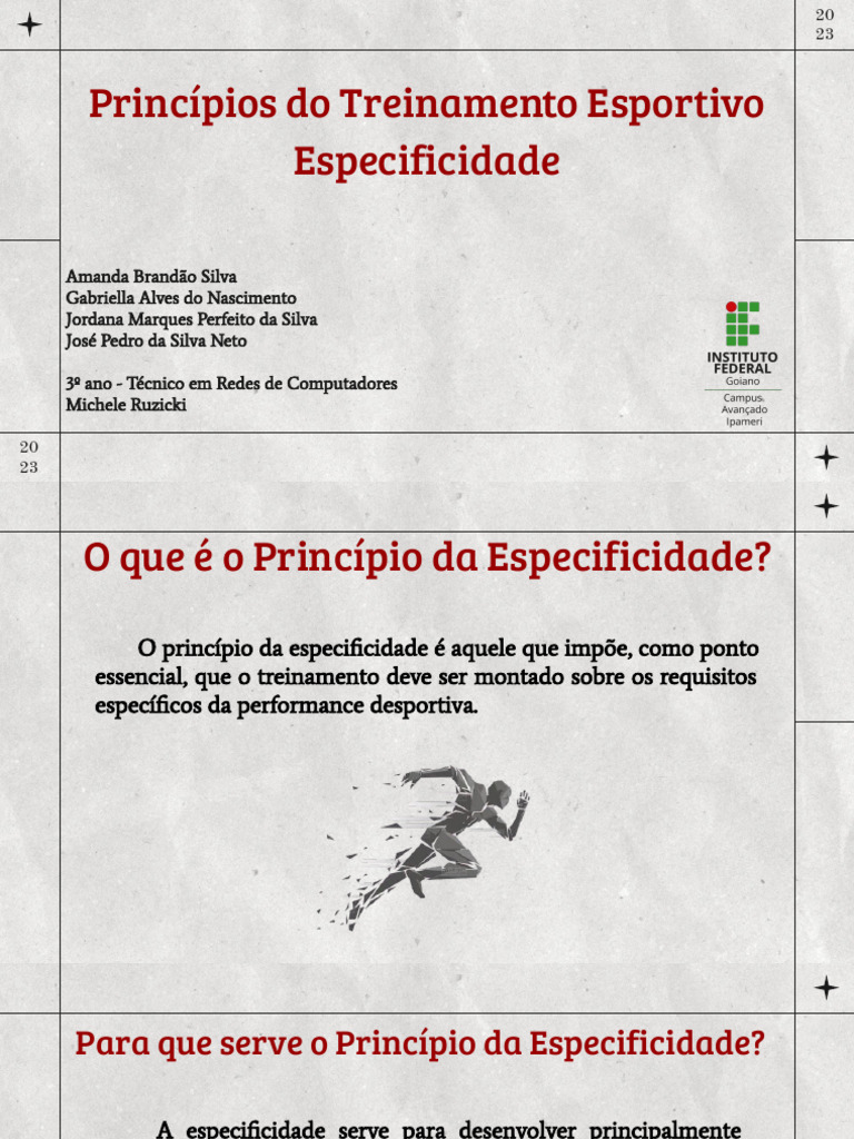 Princípio Da Especificidade | PDF