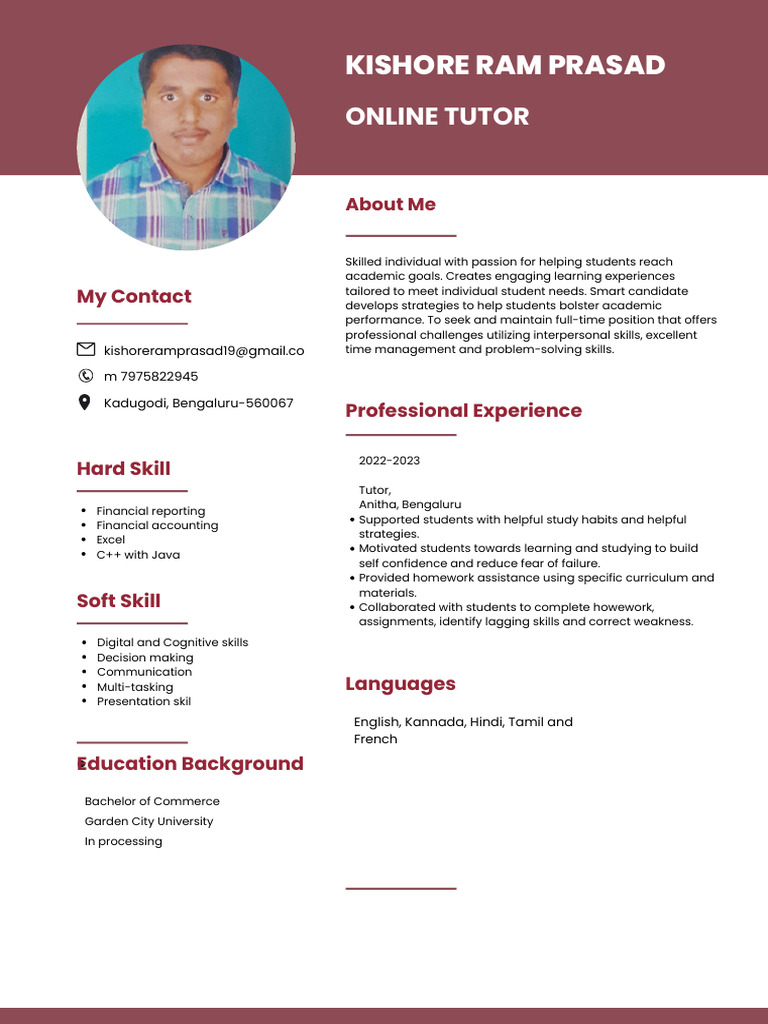 Kishore Ram Prasad PDF | PDF