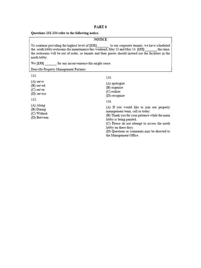 đề expose toeic 67 | PDF | Security Alarm