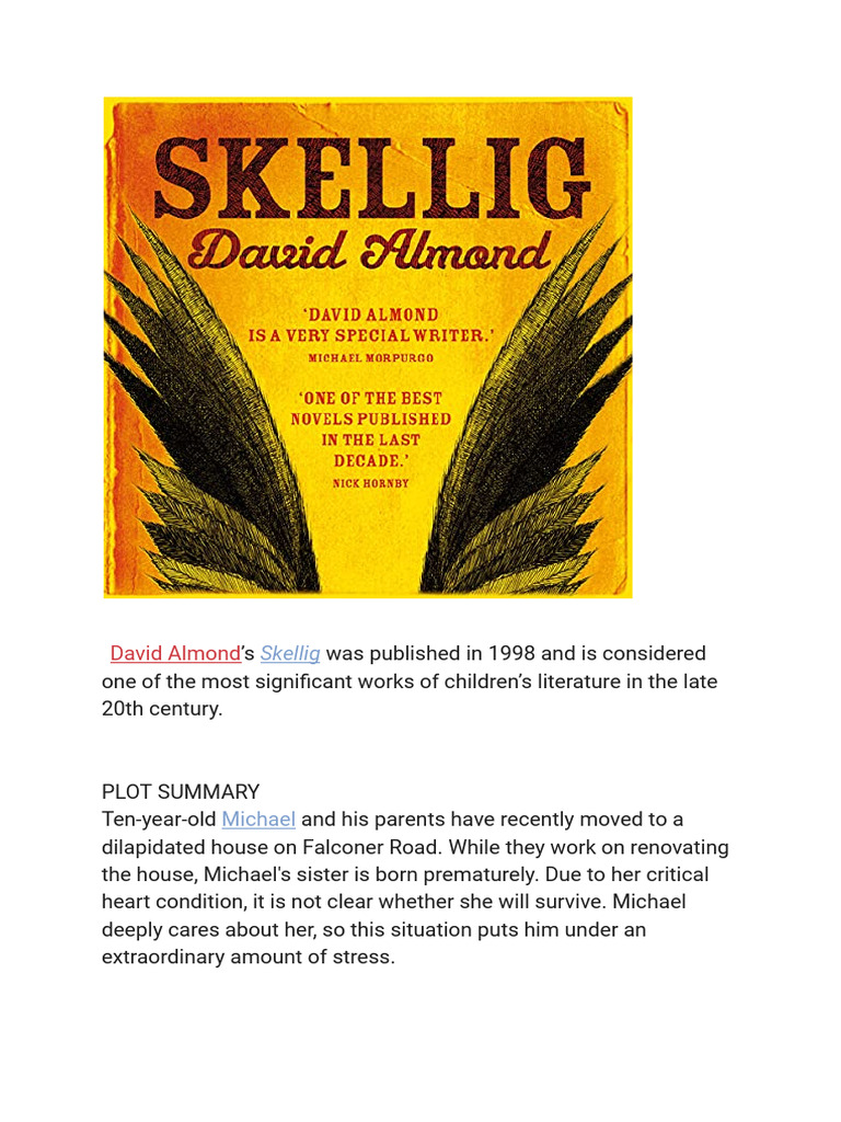 Skellig Description PPT Homemade | PDF | Cognition