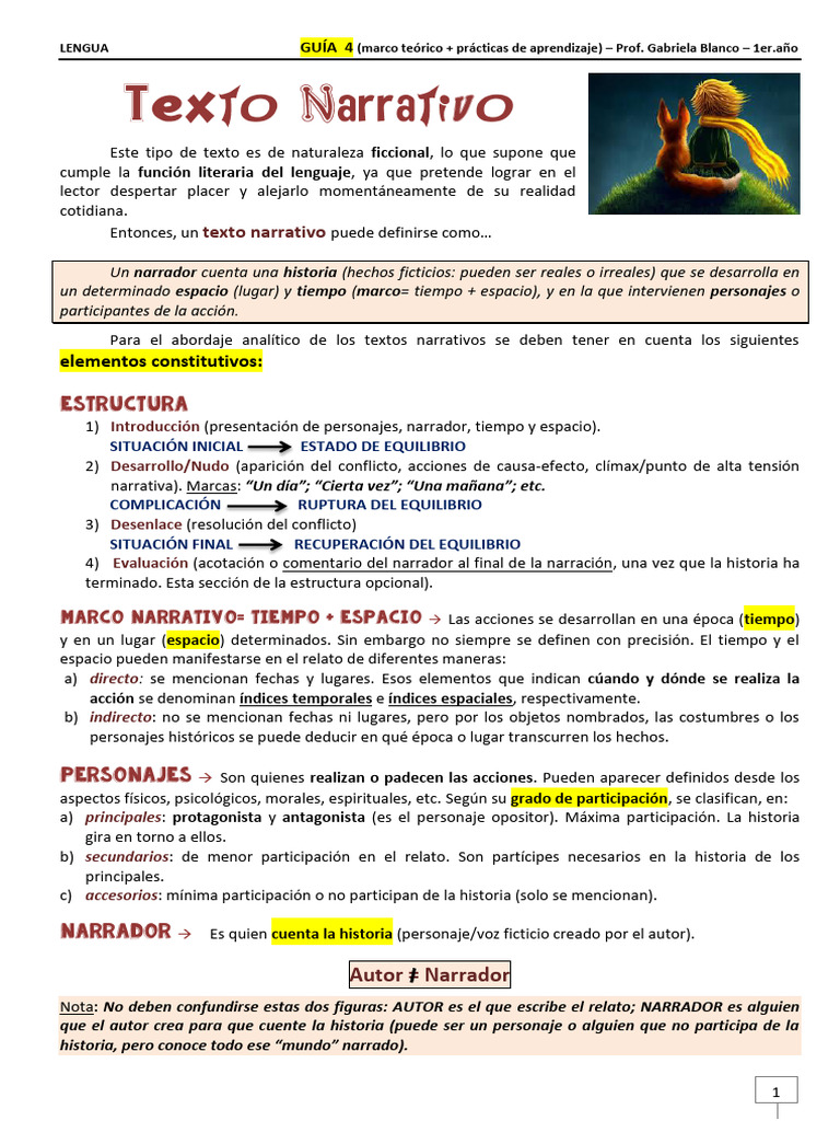 LENGUA-Guía4_Texto NARRATIVO. Mito y leyenda. Verbos narrativos | PDF | Narración | Cassandra