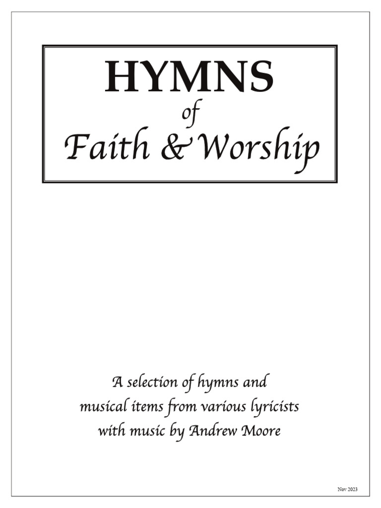 Hymns Of Faith And Worship Pdf Jesus Hymns