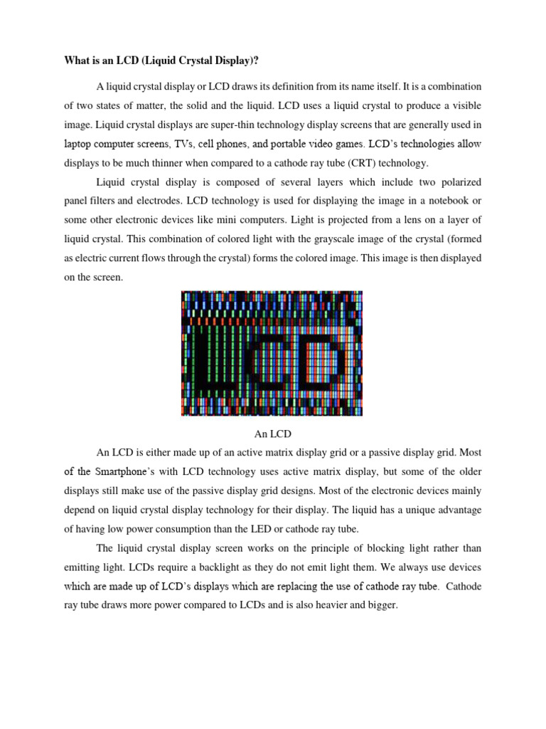 Lcd-Active Plasma Display | PDF | Liquid Crystal Display | Computer Monitor