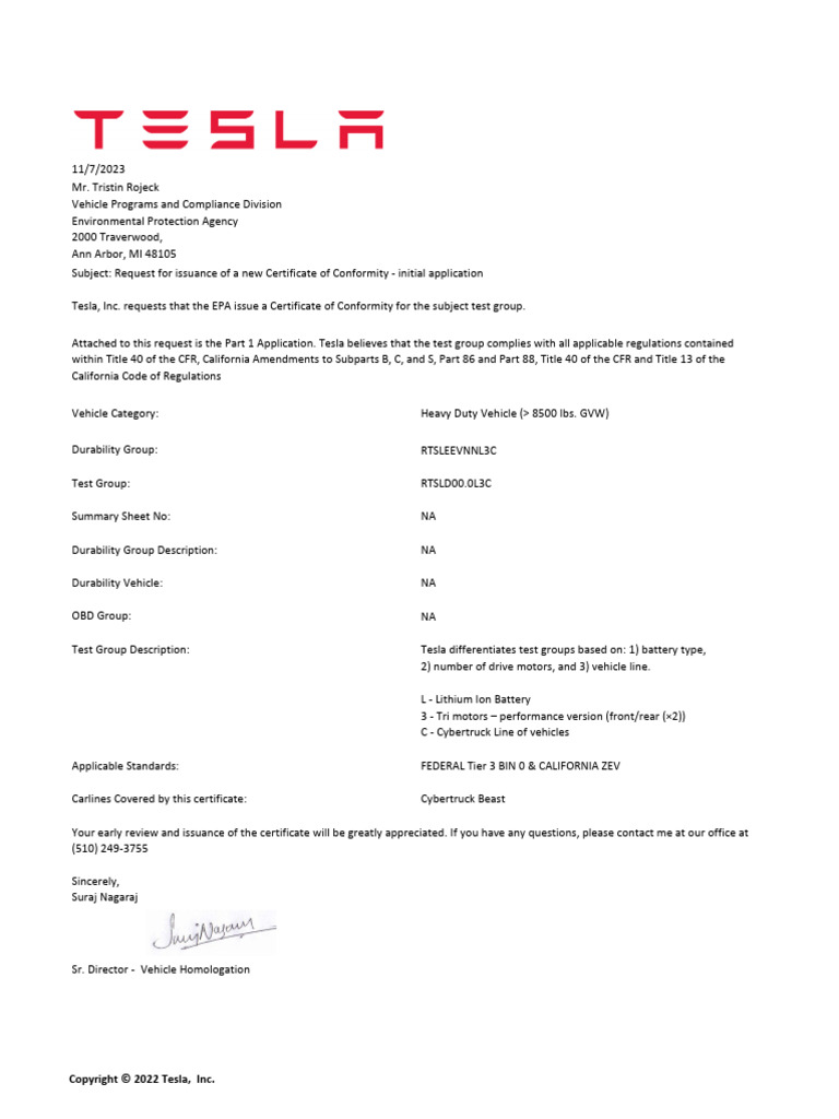 Tesla Cybertruck Application | Download Free PDF | Heat Pump | Battery ...