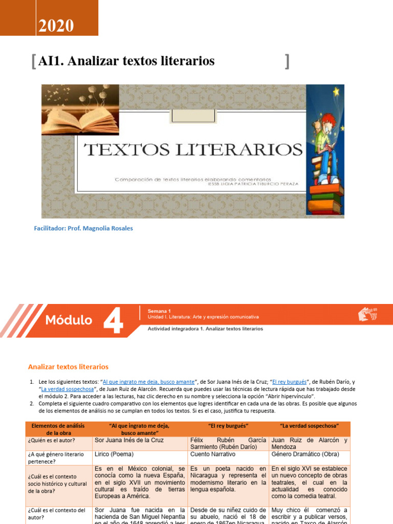 Textos Literarios | PDF | Amor | Autor