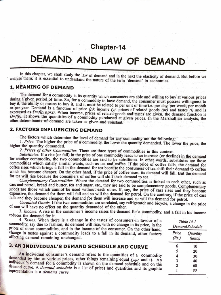 Understanding Demand in Economics | PDF | Demand | Goods