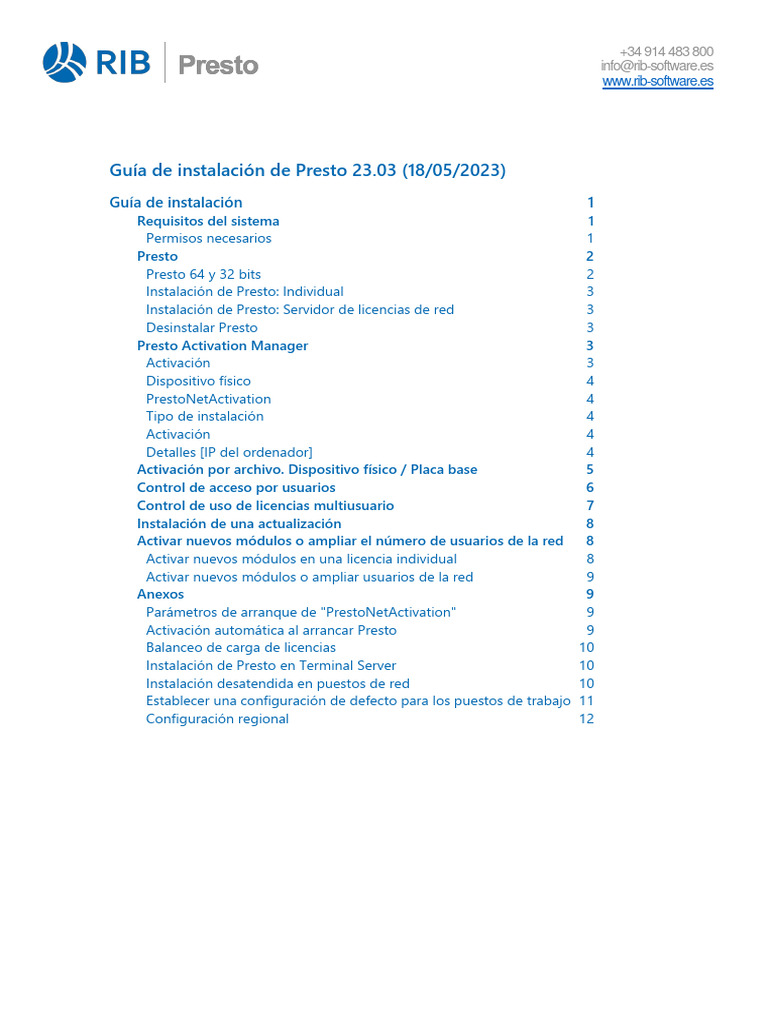 Guia Insta Laci On 2303 | PDF | Servidor (Computación) | Archivo de ...