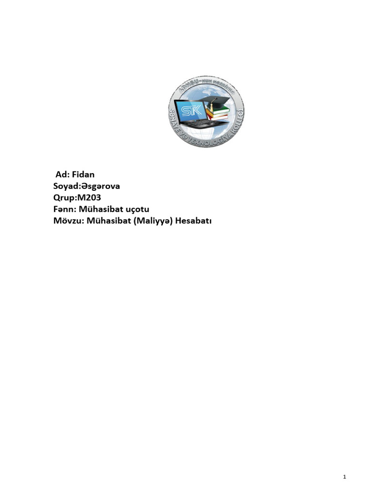 Fidan M203 Muhasibat | PDF