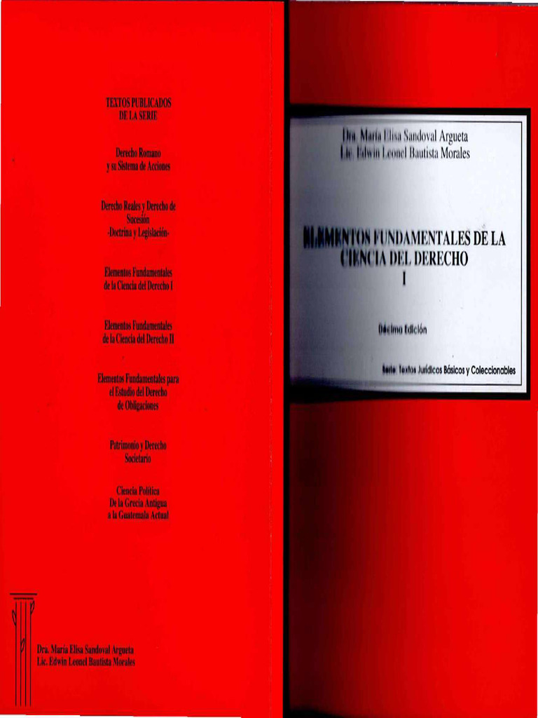 Elementos Fundamentales de La Ciencia Del Derecho - Leonel Bautista Ocr ...