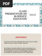 Inservice Education | PDF | Nursing | Learning