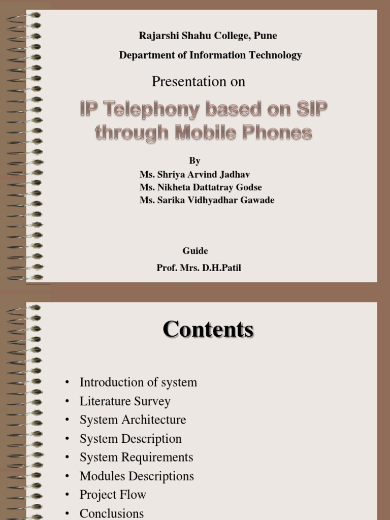 Sip PPT Final 1 | PDF | Session Initiation Protocol | Voice Over Ip