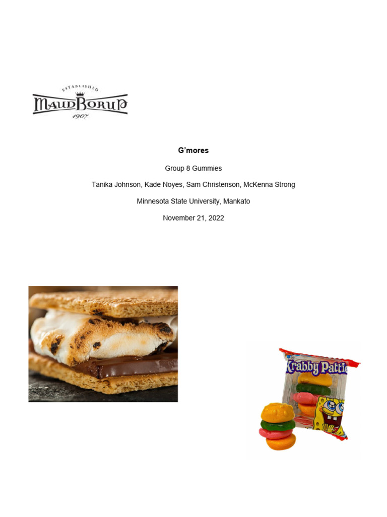 Final Gummy Paper | Download Free PDF | Candy | Marshmallow