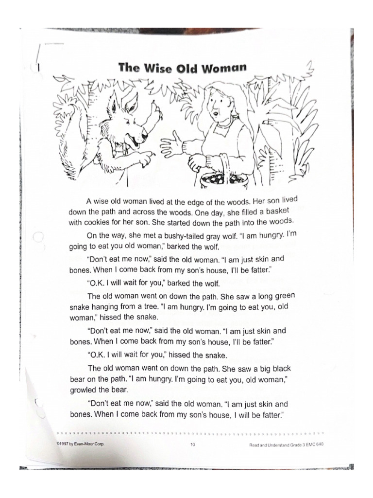 The Wise Old Woman | PDF