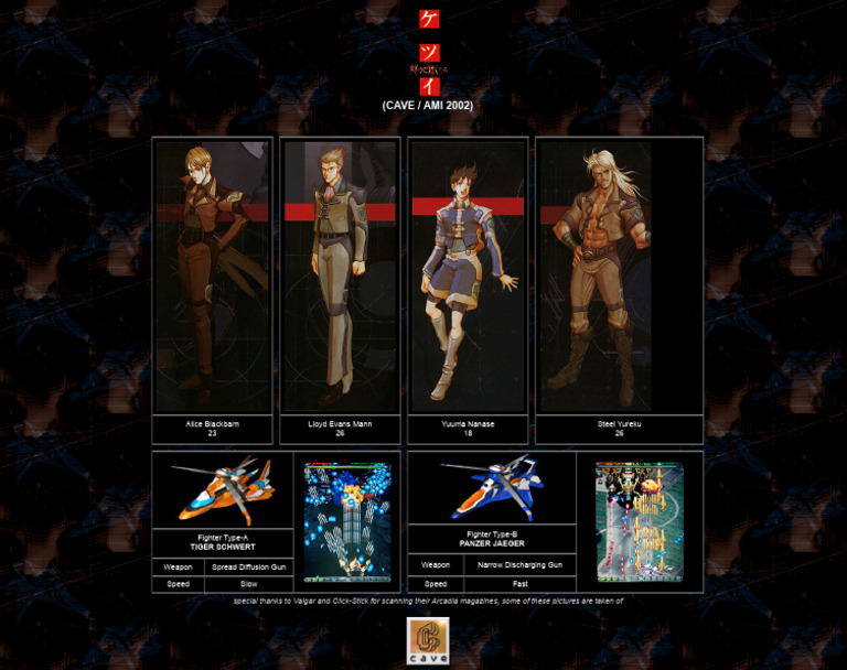 THE CAVE OF SHOOTING - 2002 - Ketsui Kizuna Jigoku Tachi | PDF