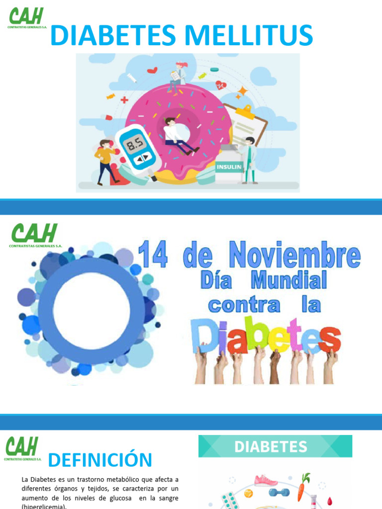 Dia Mundial Contra La Diabetes Pdf Diabetes Obesidad