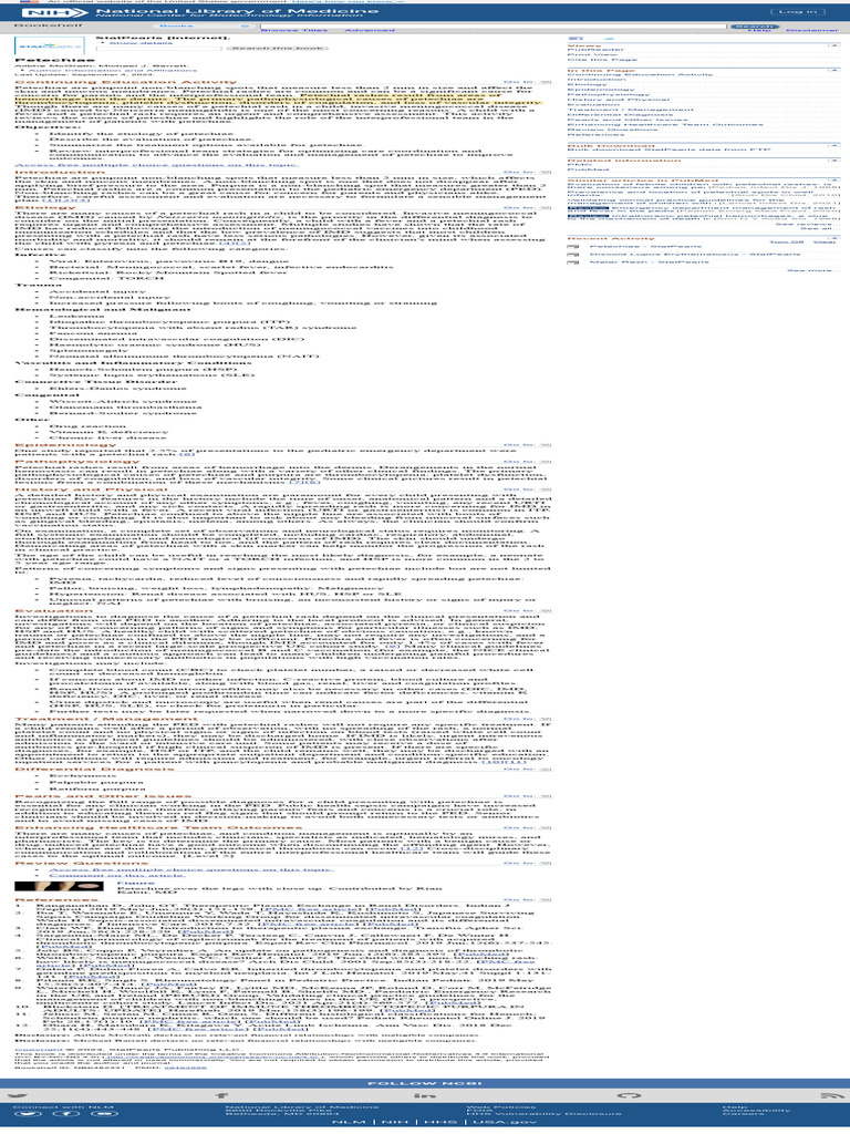 Understanding Petechiae in Pediatrics | PDF | Medical Diagnosis ...