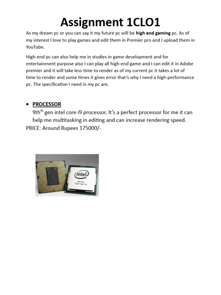 Gaming Pc Pdf