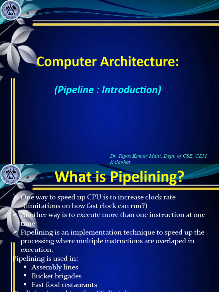 CA Slides#3 Pipeline Introduction | PDF | Computer Engineering ...