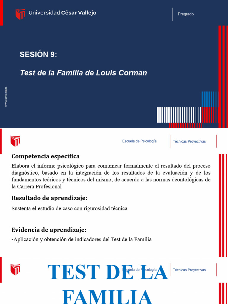 Sesión 9_Test de La Familia de Louis Corman | PDF | Sicología | Amor