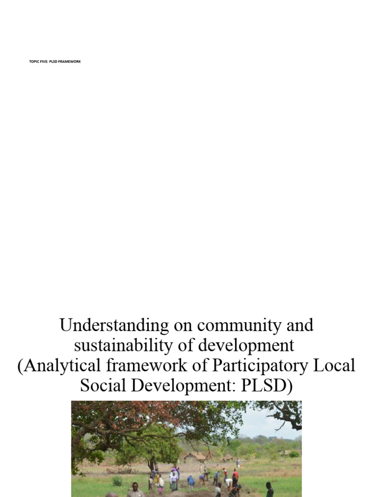 Understanding On Community | PDF | Community | Sustainability
