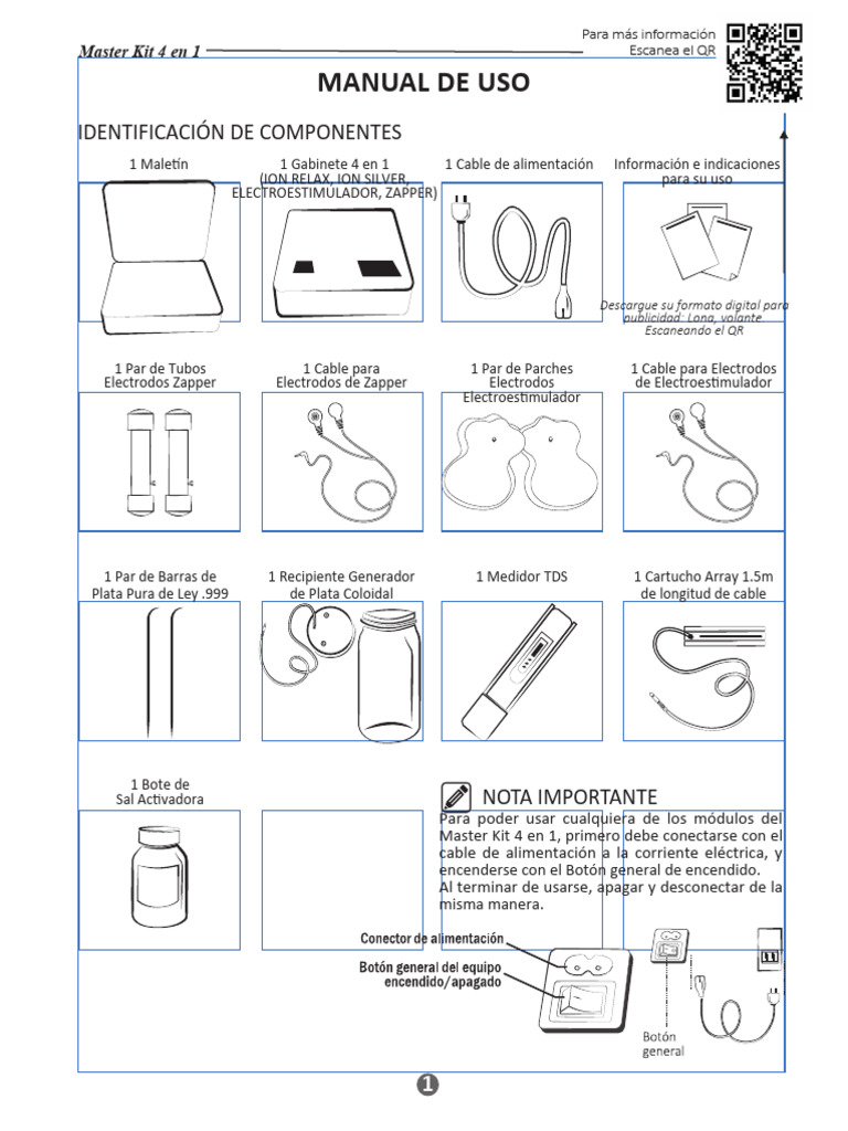 Manual - Kit Master 4 en 1 | PDF | Masaje | Agua