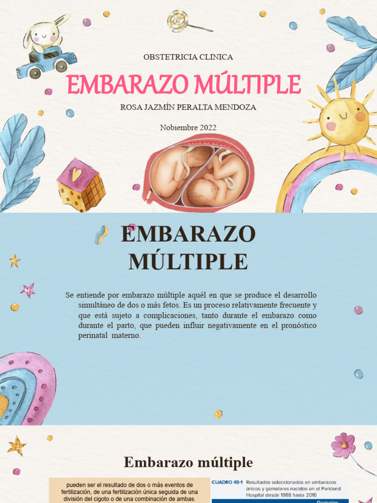 Embarazo Multiple | PDF | Nacimientos Múltiples | El embarazo