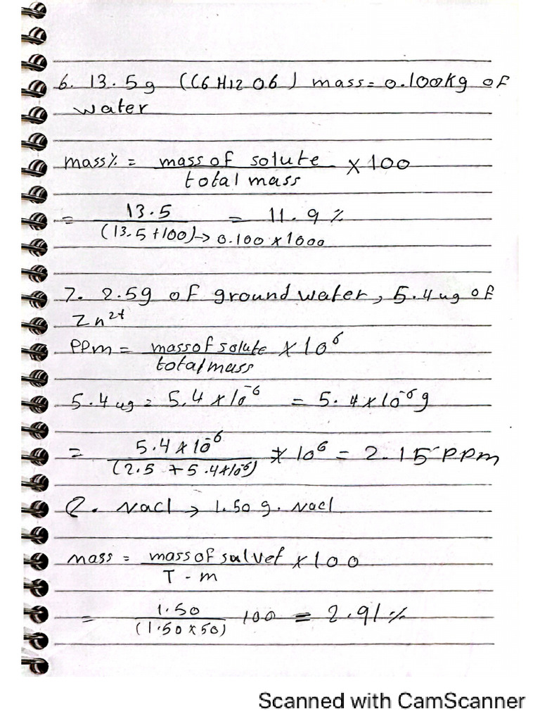Assignment 1 Chemistry | PDF