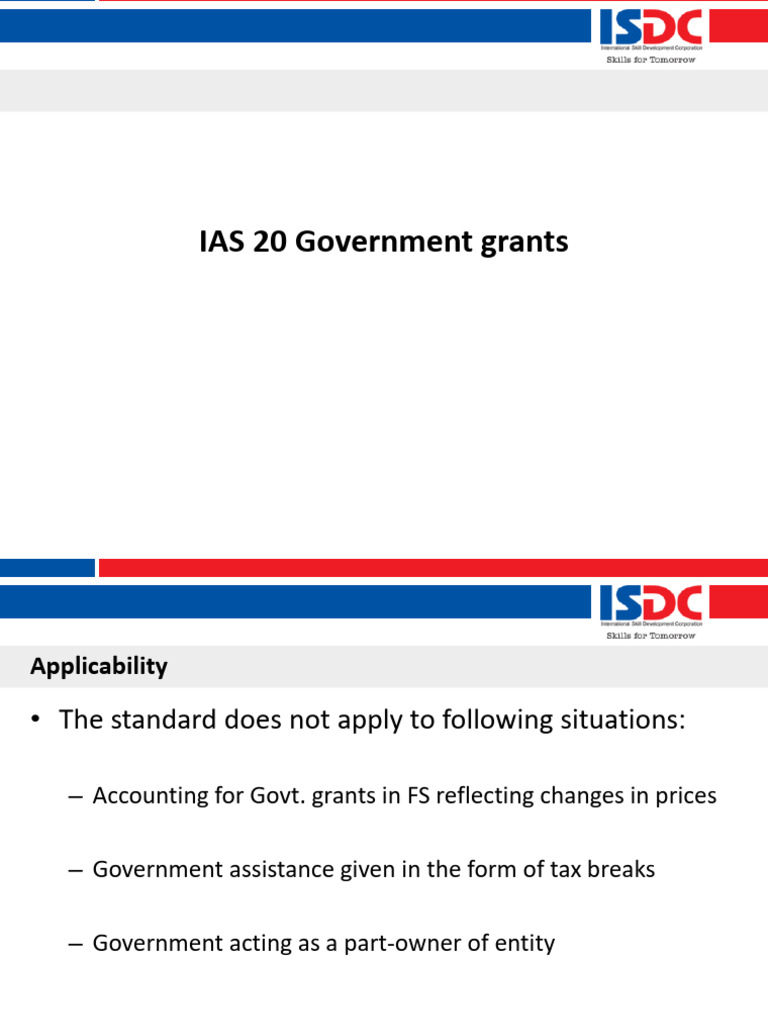 IAS 20 - Govt Grants | PDF | Depreciation | Book Value