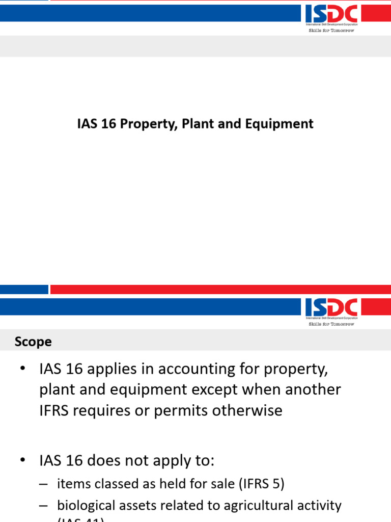 IAS 16 - Property Plant and Equipment | PDF | Depreciation | Fair Value