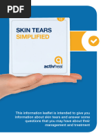 STAR Skin Tear Classification Guide | PDF | Skin | Wound
