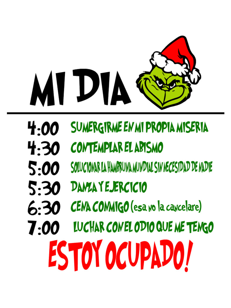 Bitácora Del Grinch | PDF