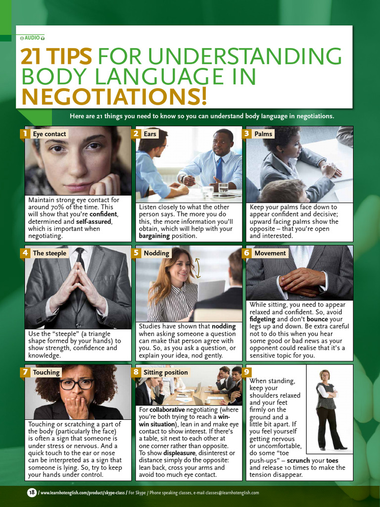 Body Language | PDF | Body Language