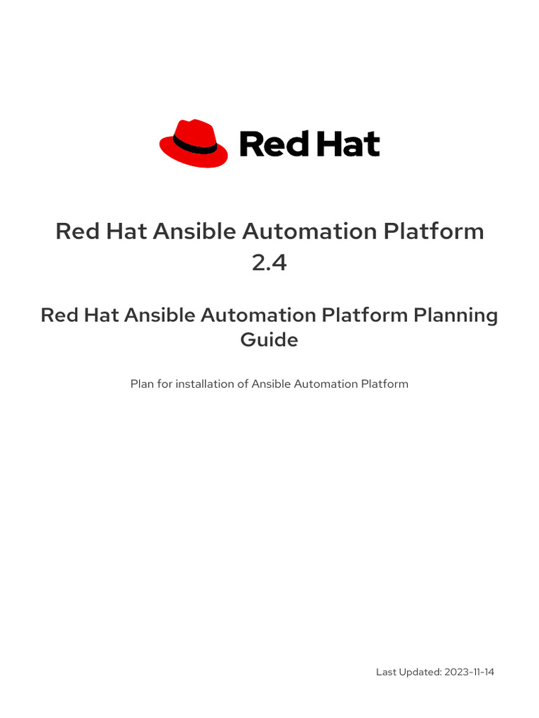 Red Hat Ansible Automation Platform-2.4-Red Hat Ansible Automation ... Red Hat Ansible Automation Platform-2.4-Red Hat Ansible Automation ...